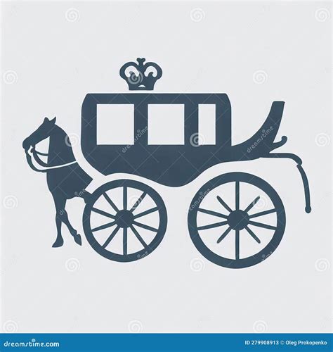 Royal Carriage Symbol Historical Transport Stock Illustration Illustration Of Symbol Trip