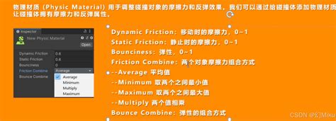 Unity 物理材质unity Physical Material Csdn博客