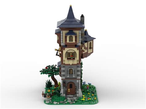 Lego Moc Medieval Tower By Graeymaelkyn Rebrickable Build With Lego