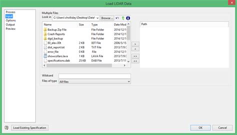Vulcan File Import LIDAR Data Load Point Data Using Sampling Method