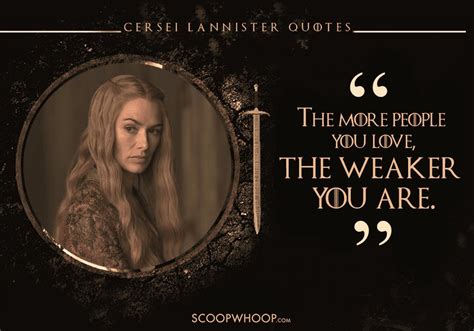 Game Of Thrones Cersei Lannisters Best Quotes Wtqm