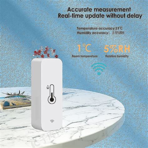 Wifi Thermometer Hygrometer Sensor Wireless Home Temperature And Humidity Monitor Real Time