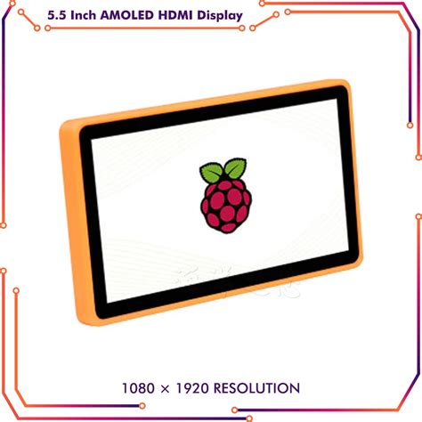 5 5 Inch Amoled Hdmi Display Capacitive Touch Screen Module With Tempered Glass Support For