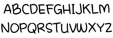 A Casual Handwritten Pen Font FFonts Net