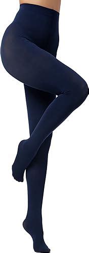 Womens Navy Blue Opaque Tights Buy Now From Snazzyway