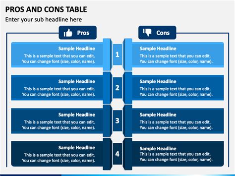 Pros Cons Comparison Chart Powerpoint Templates Infod Vrogue Co