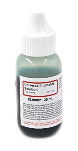 Universal Indicator Solution 25ml Essential Lab Tool