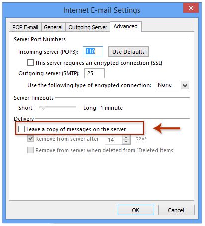 How To Avoid Prevent Downloading Duplicate Emails In Outlook