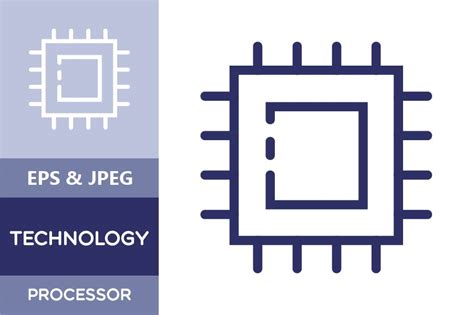 Technology Icon Processor Graphic By Beldonbenediktus Creative Fabrica