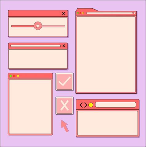 Premium Vector Vector Set Browser Element For Ui