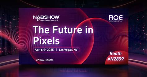 Roe Counting Down To Nab 2025 🚀 Roe Visual Is Bringing The Future In