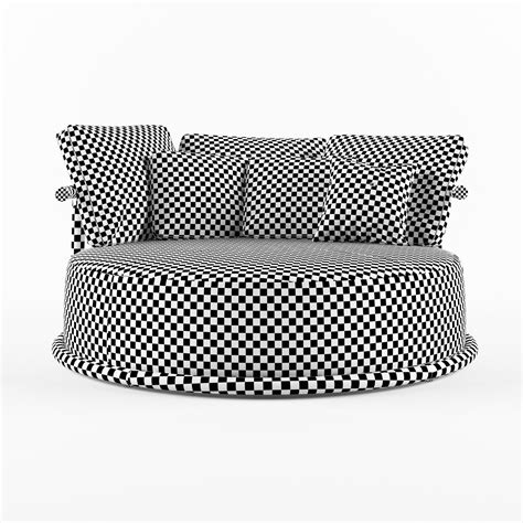 Icaro Sofa By Flexform Mood 3d Model 7 Max Obj Unknown Free3d