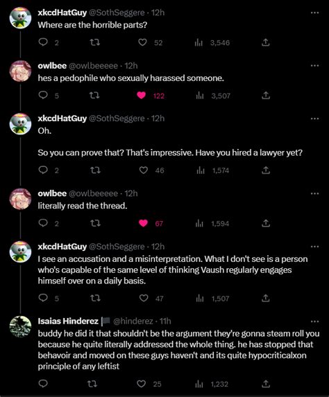 Oop Lists Every Instance Of Vaush Being A Sex Pest Vaushite He