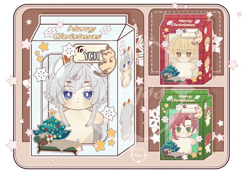 [ych] christmas box doll by reqss by reklawkc on deviantart