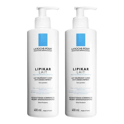 La Roche Posay Lipikar Lipid Replenishing Body Milk 2x400 Ml Easypara