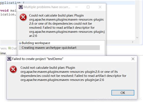 Could Not Calculate Build Plan Plugin Orgapachemavenpluginsmaven Resources Plugin26