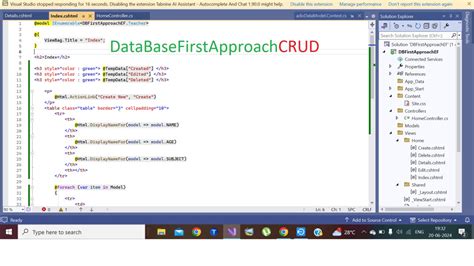 Qaseem Shahid Ansari On Linkedin Databasefirstapproach Csharp Mssql