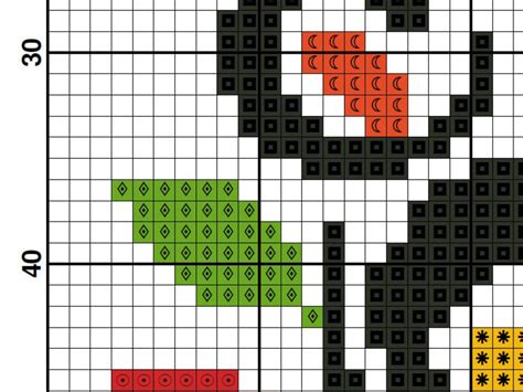 Tree Cross Stitch Pattern PDF Modern Easy Xstitch Chart Etsy