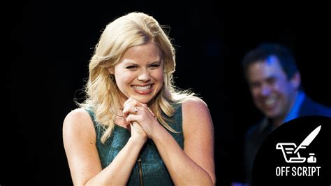 Megan Hilty Of Noises Off Off Script How She Had Nearly Nothing On