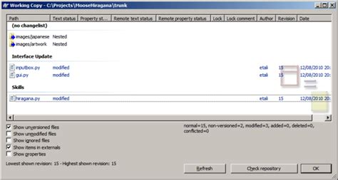 Working With Revision Logs In Tortoisesvn General And Gameplay