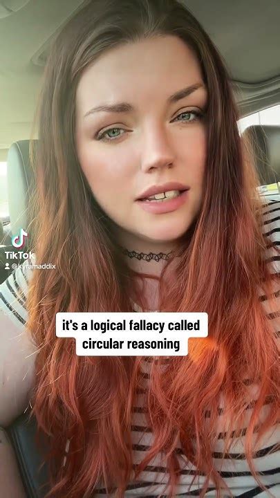 An Example Of The Logical Fallacy Circular Reasoning Freedomfromreligion Atheist