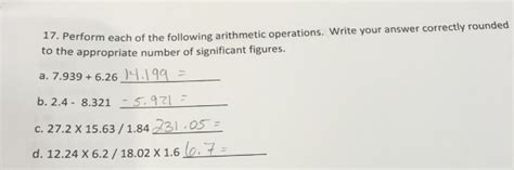 Solved Perform Each Of The Following Arithmetic Operations Chegg