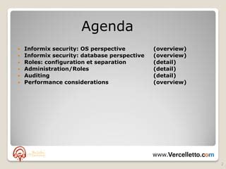 Ibm Informix Security Functionality Overview PPT