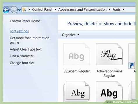 How To Load Fonts Steps With Pictures WikiHow