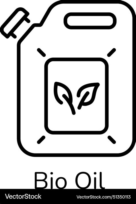 Bio Oil Royalty Free Vector Image Vectorstock