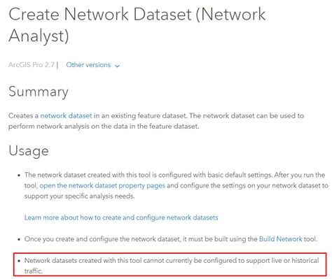 Solved Network Dataset Cannot Support Traffic Esri Community