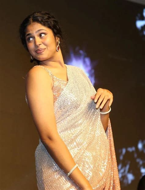 Faria Abdullah In A Sequinned Saree At Like Share Subscribe Pre