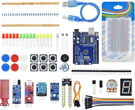 Diogeynu Starter For Mini Breadboard Led Jumper Wire Button School