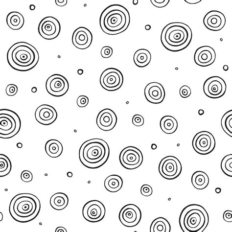 Premium Vector Simple Abstract Doodle Seamless Pattern