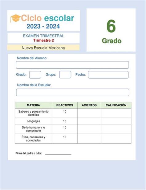Examen DiagnÓstico Sexto Grado 2019 2020 Página 15 Imagenes Educativas