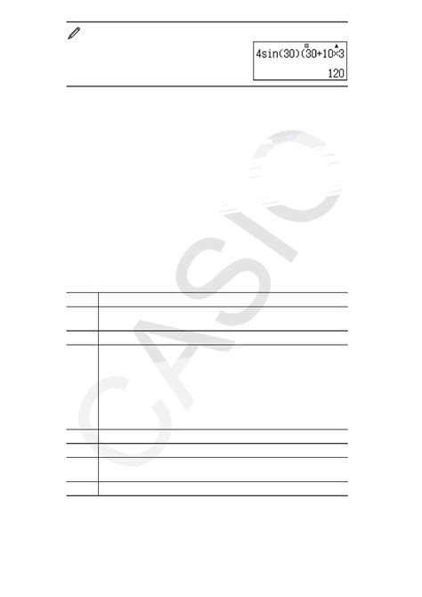 Séquence des priorités de calcul F Casio fx B Collège D Manuel d utilisation Page