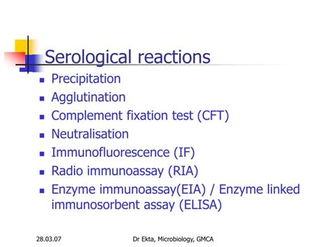 Ppt Serological Reactions Powerpoint Presentation Id4491488