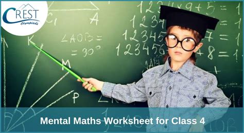 Mental Maths Worksheet Class 4 Crest Olympiads Mental Maths Worksheet Class 4 Crest Olympiads