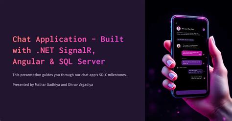 Chat Application Built With Net Signalr Angular And Sql Server