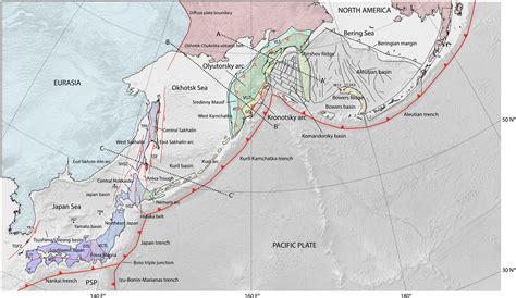 Aleutian Trench Map