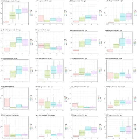 figure s4 boxplot of gene expression levels in counts per million