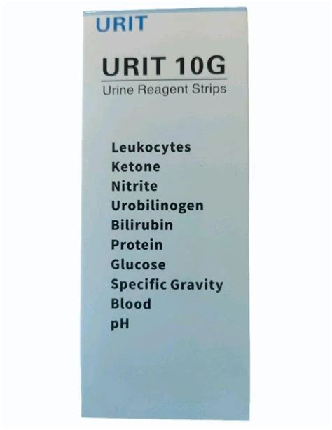 Urit 10g Urine Reagent Strips Parameter Urinalysis 10 Parameter At ₹ 750 Piece In Pune
