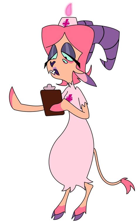 Baphomet Reseptionest | Cartoon character design, Character design ...