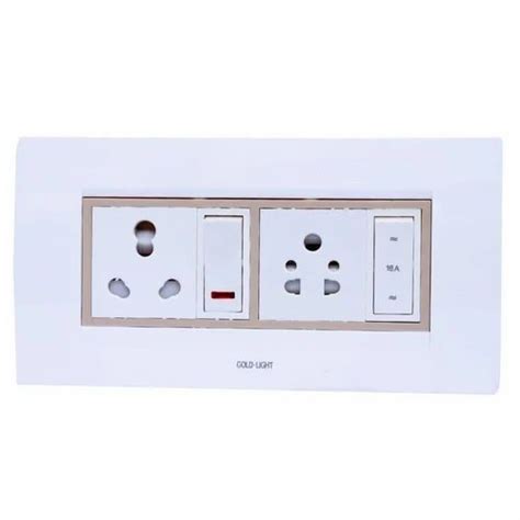 Pin Modular Switch Socket Combination Polycarbonate At Piece In Arwal
