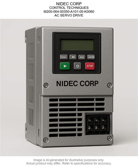Nidec Corp Control Techniques M200 064 00350 A101 00 K0060 Ac Servo