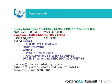 Deep Dive Into Postgresql Statistics Ppt