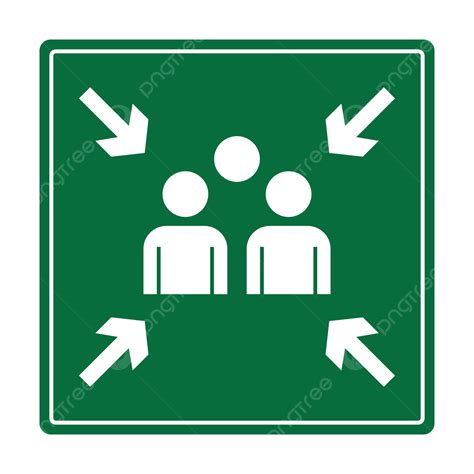 Vecteur De Signe De Point De Rassemblement Png Titik Kumpul Point De