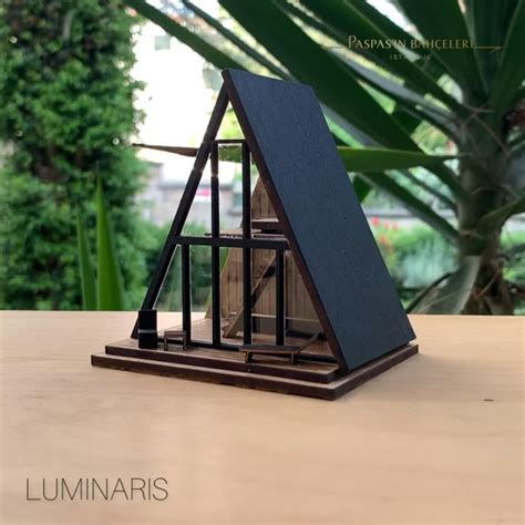 Diy Modern House Kit Micro Dollhouse Miniature Tiny House Wooden