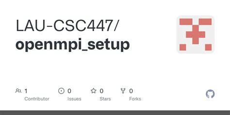Github Lau Csc447openmpisetup