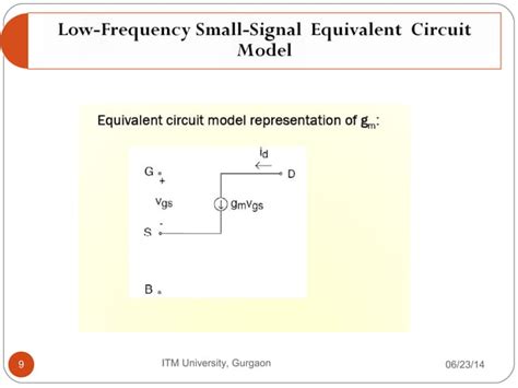 Mosfet Small Signal Model Ppt Computer Networking Computing
