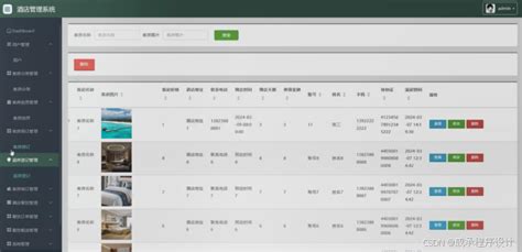 计算机毕业设计springboot酒店管理系统 基于spring Boot的酒店信息化管理平台开发 Spring Boot架构下的酒店综合管理